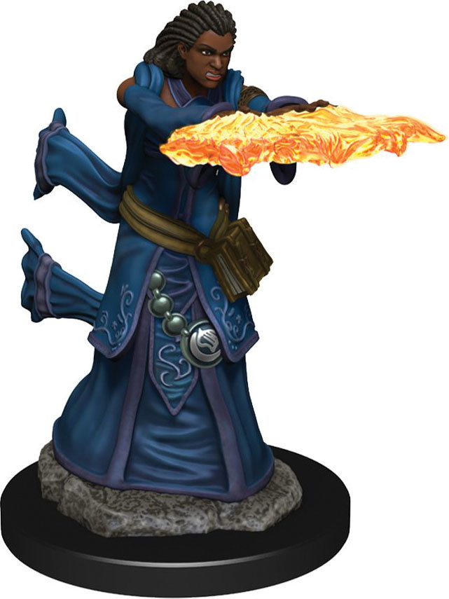 WizKids D&D: Icons W05 Human Wizard Female - Black Diamond Games