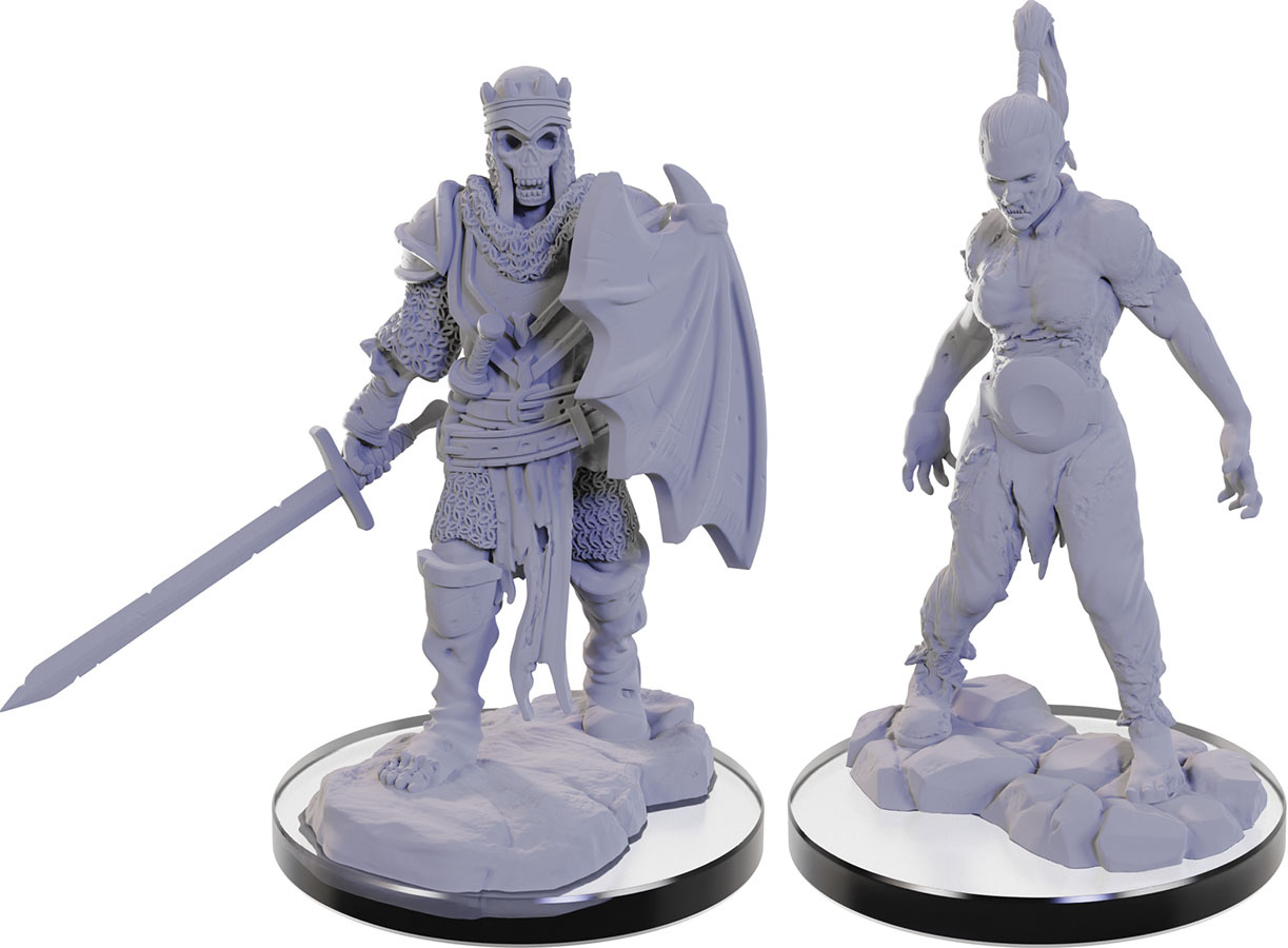 WizKids Pathfinder DC: W22 Plague Zombie & Skeletal Champion - Black ...
