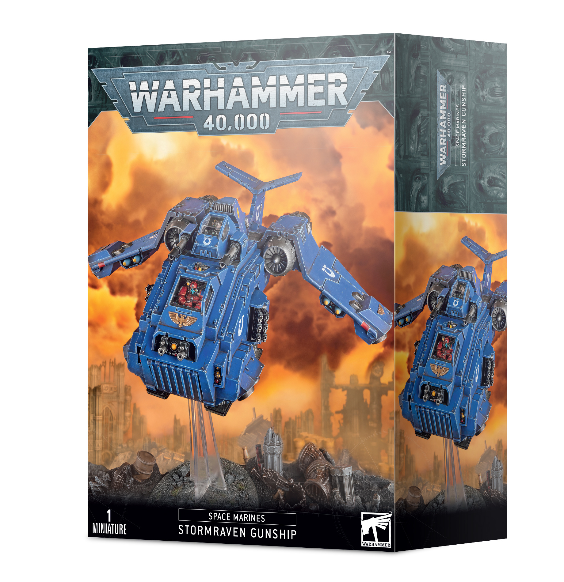 Warhammer 40K Blood Angels: Stormraven Gunship - Black Diamond Games