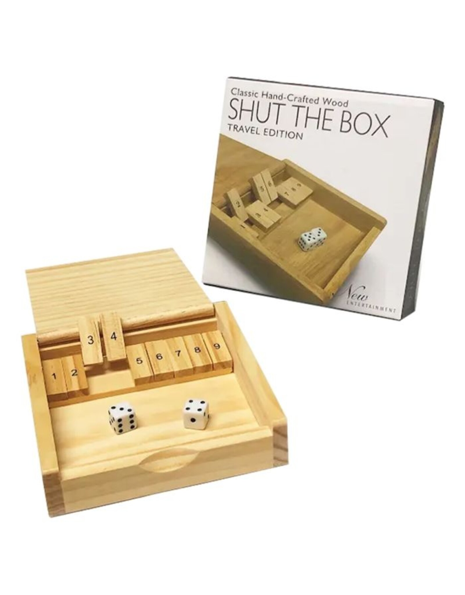 Wooden Shut the Box - Black Diamond Games