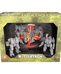 Catalyst Game Labs BattleTech: House Davion Cavalry Lance Force Pack ...