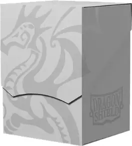 Dragon Shield Deck Box Deck Shell Ashen White - Black Diamond Games