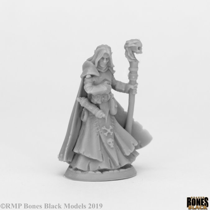 Reaper Dark Elf Wizard - Black Diamond Games