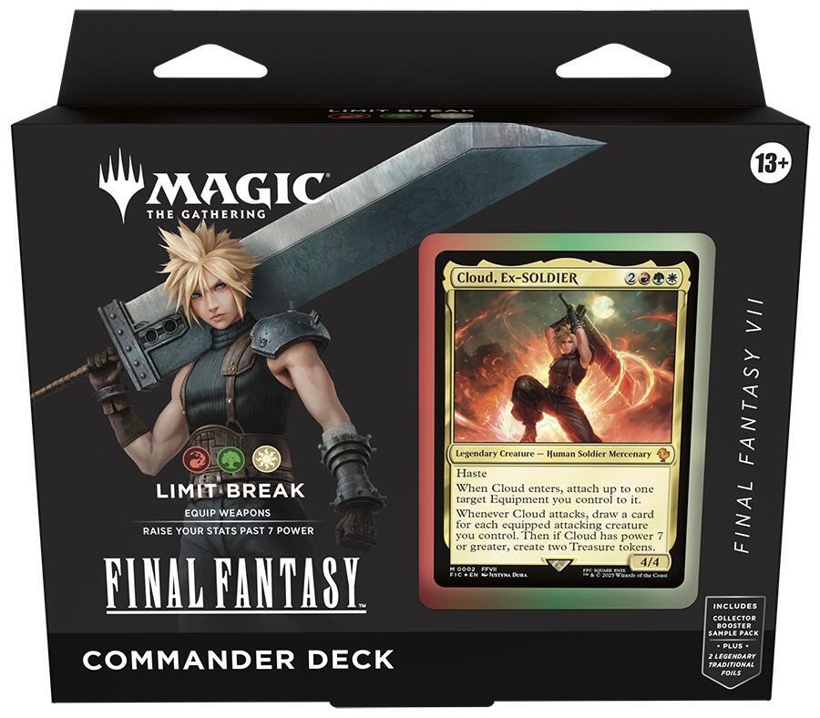 Magic Magic: Final Fantasy Commander Deck - FINAL FANTASY VII Limit ...