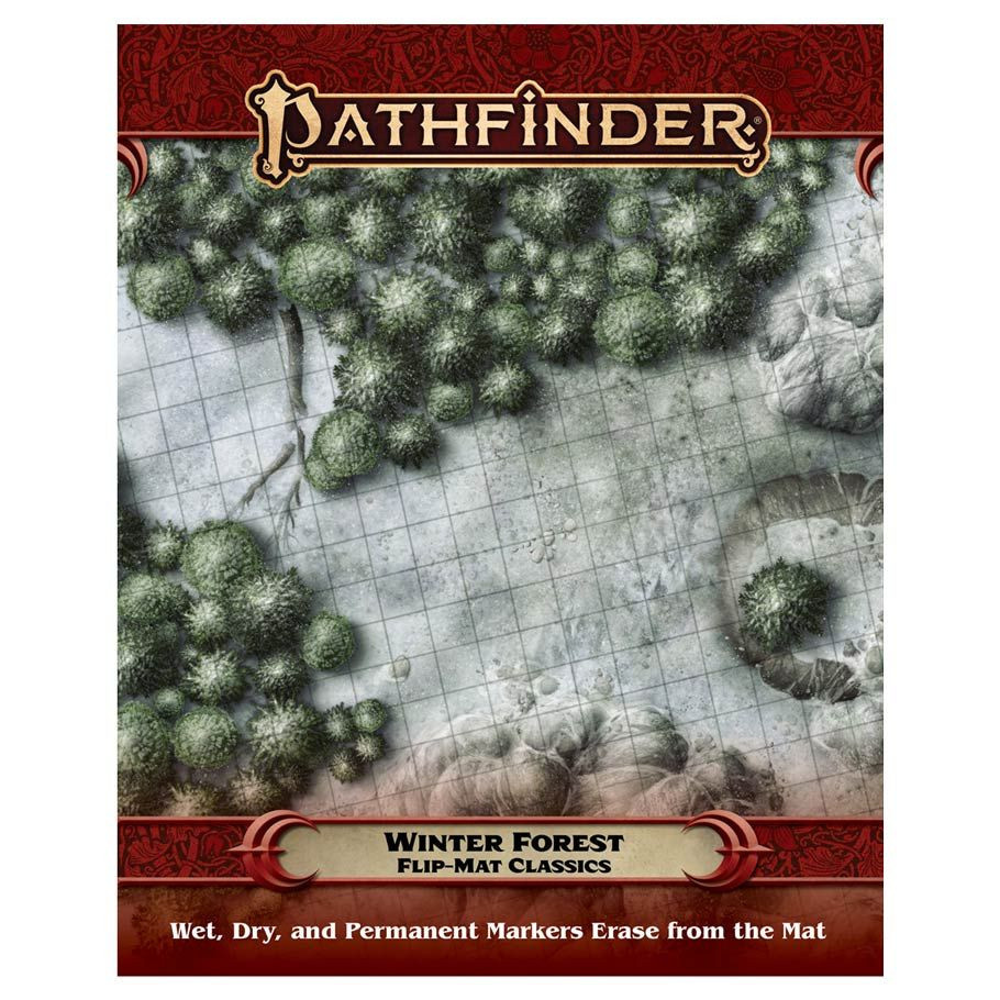 Pathfinder 2E: Flip-Mat: Winter Forest - Black Diamond Games