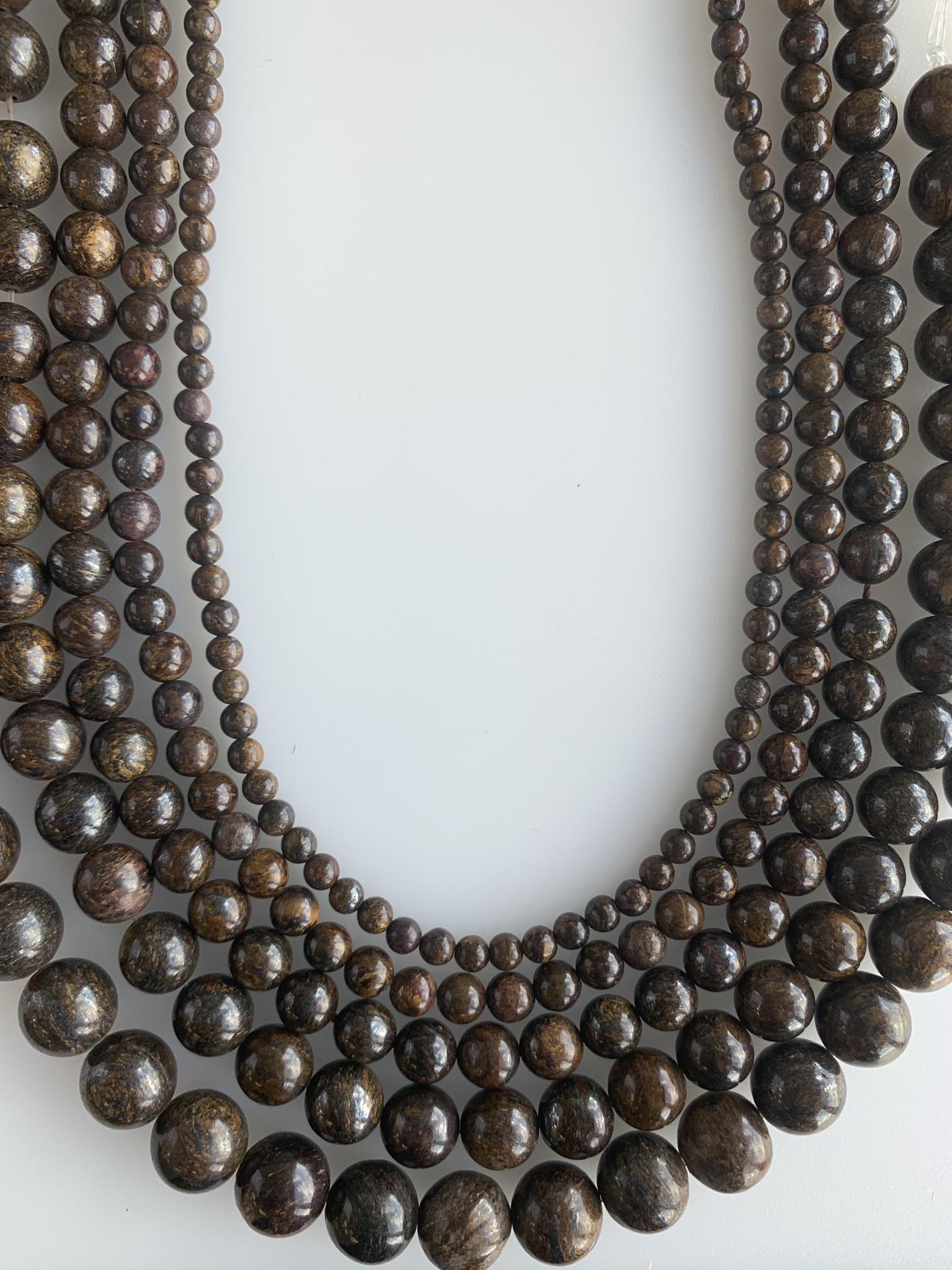 Bead World Bronzite 16" Strand - Bead World Incorporated