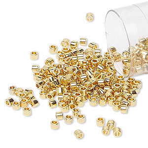 Miyuki Delica #11 24Kt Finish Light 4Gram Db0034 4gms - Bead World ...