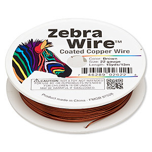 Zebra Wire Zebra Wire Brown - Bead World Incorporated