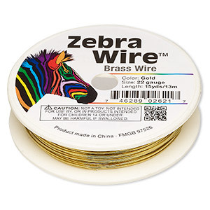Zebra Wire Zebra Wire Gold - Bead World Incorporated