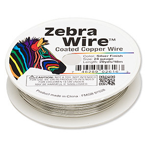 Zebra Wire Zebra Wire Silver 18Gauge/9Mtrs - Bead World Incorporated