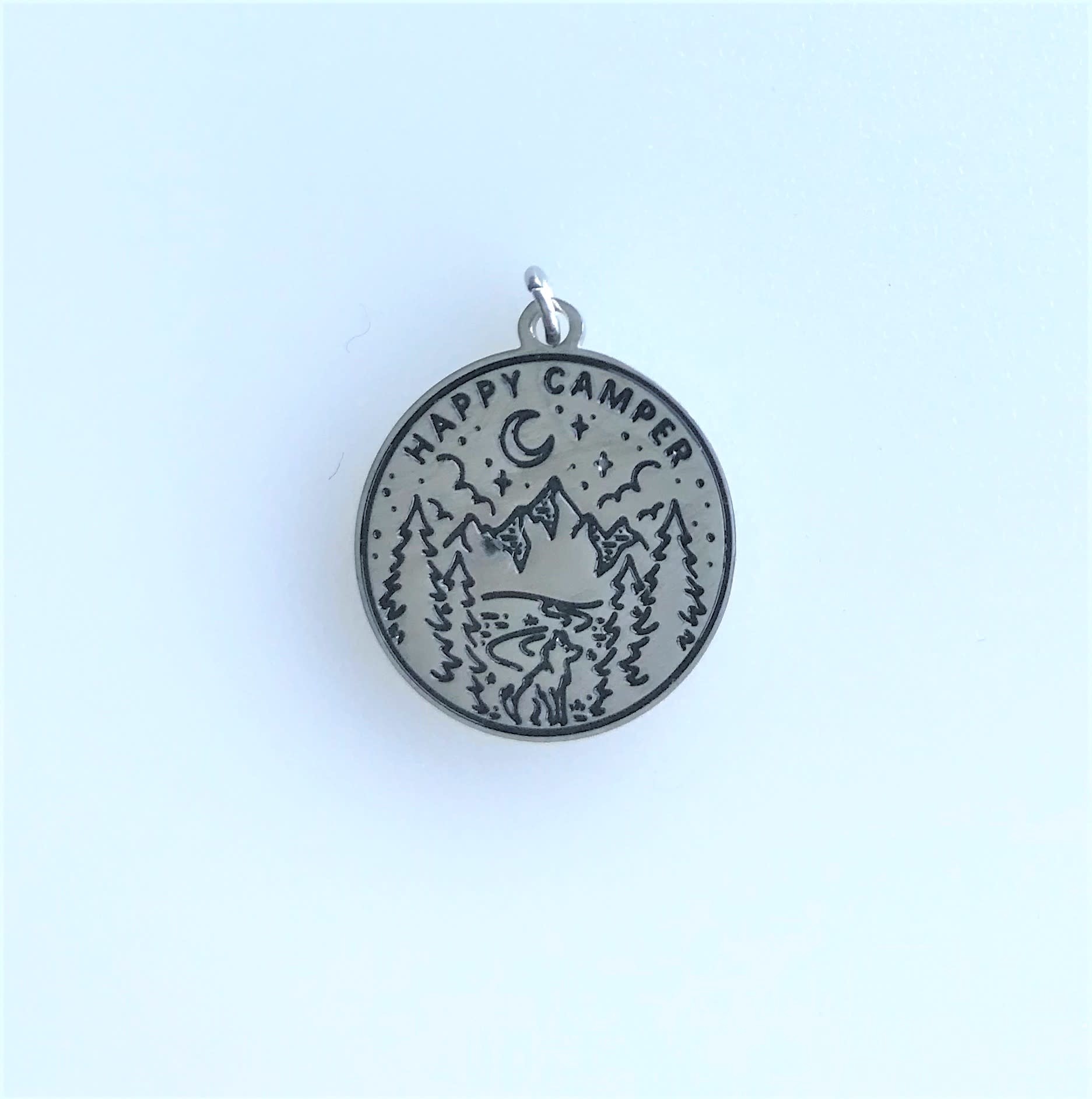 Bead World Happy Camper Stainless Steel 16mm - Bead World Incorporated