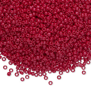 Dyna-Mites Dyna-Mites #11 Rd Opaque Brick Red 40 Grams pkg - Bead World ...