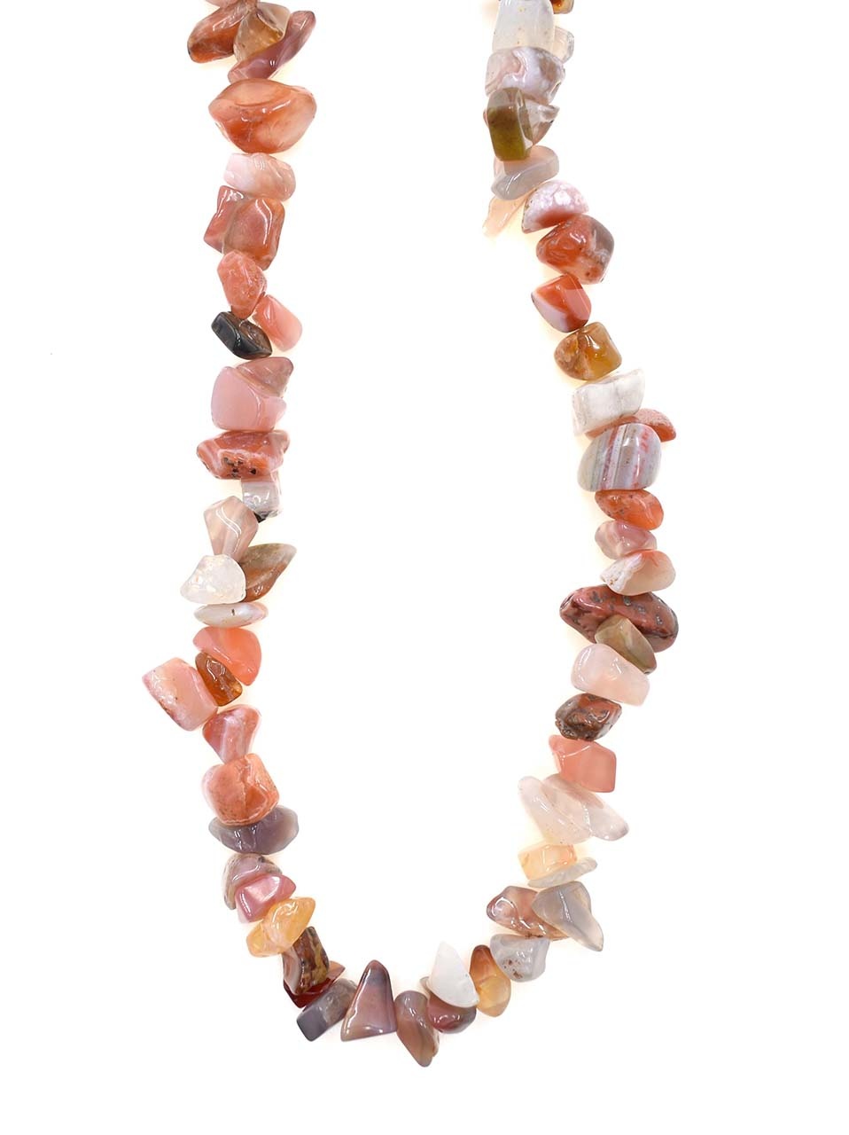 Mixed Agate Stone Chip 32" Strand - Bead World Incorporated