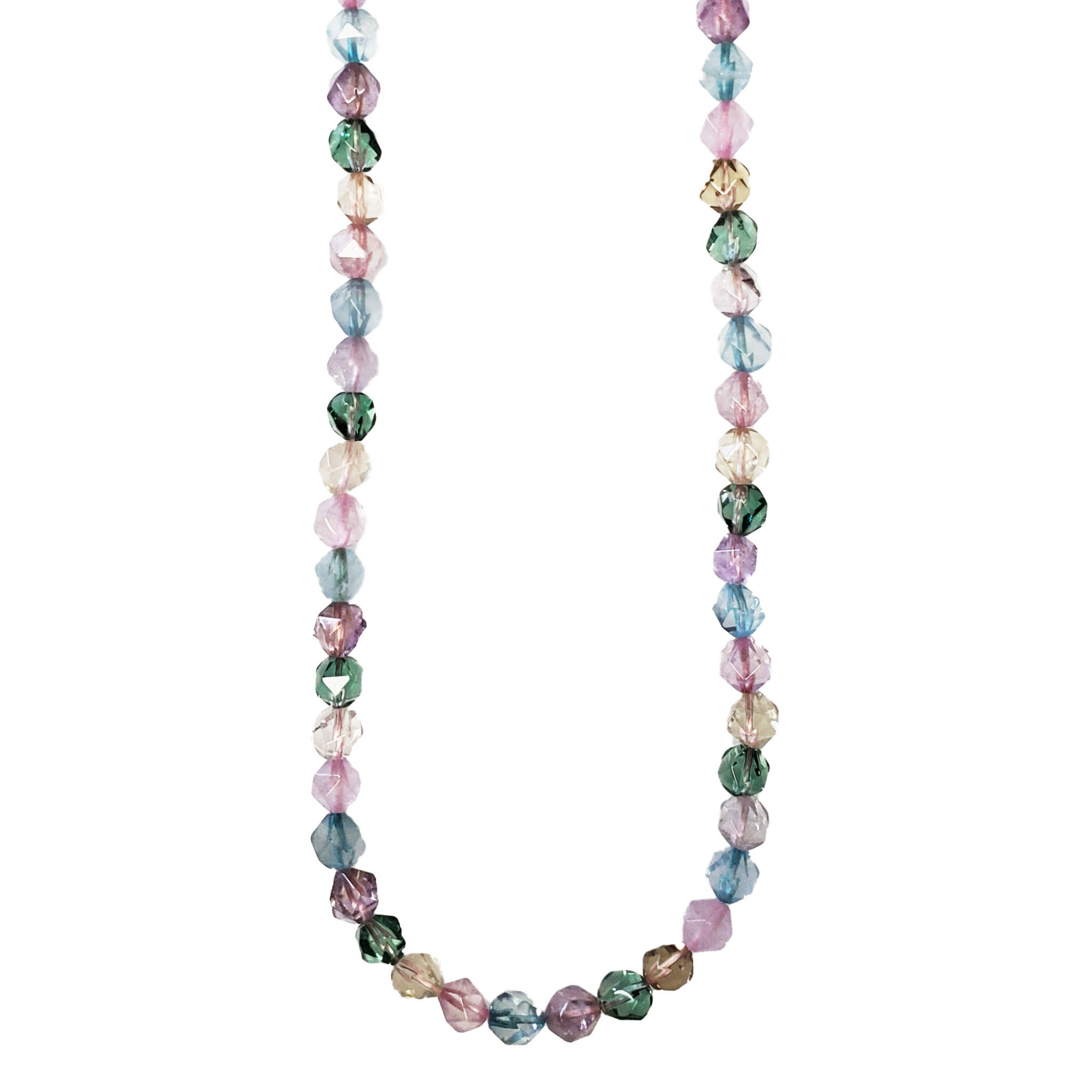 Faceted Star Cut Multi-Colored Topaz 16" Strand - Bead World Incorporated