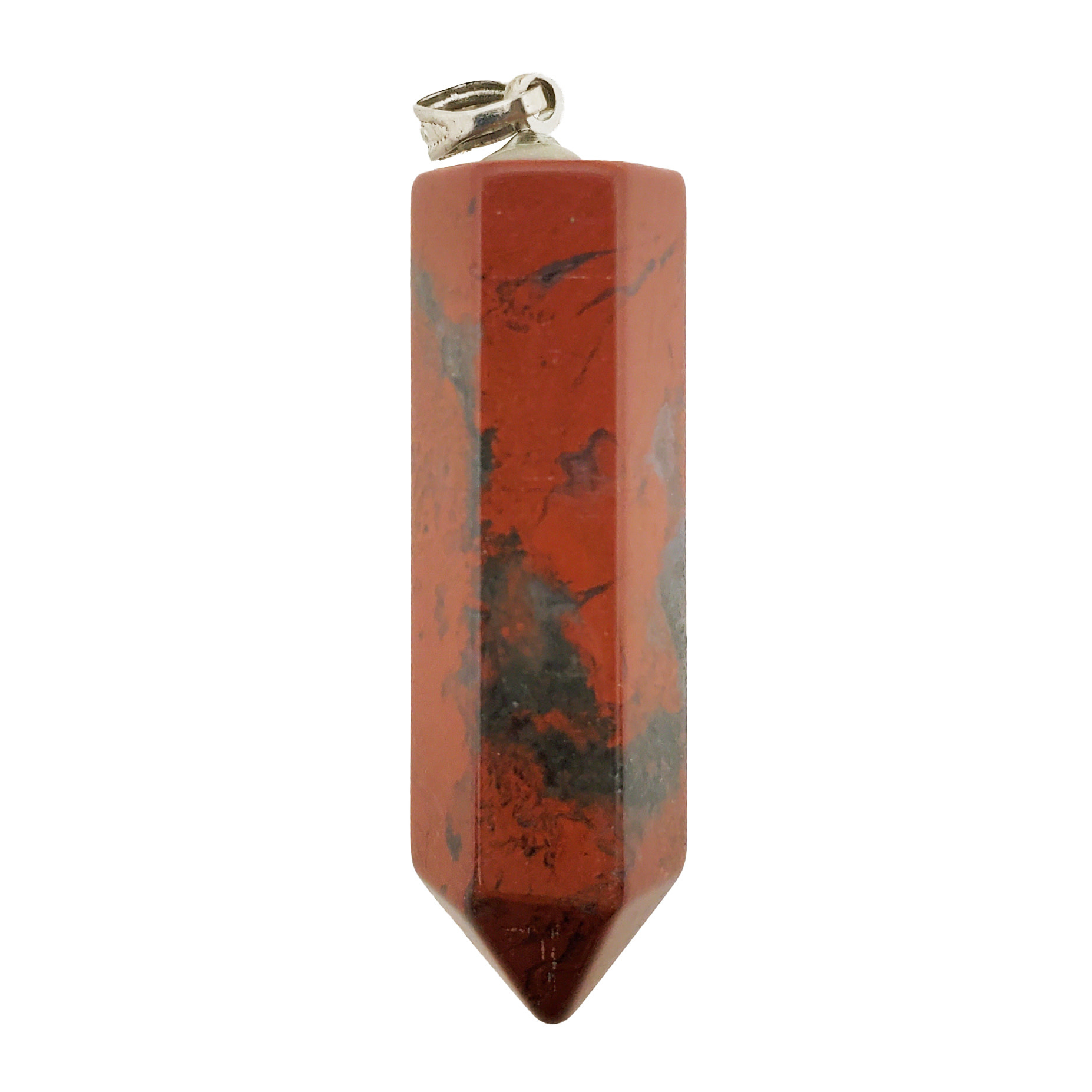 Red Jasper Point 1.5" Pendant - Bead World Incorporated