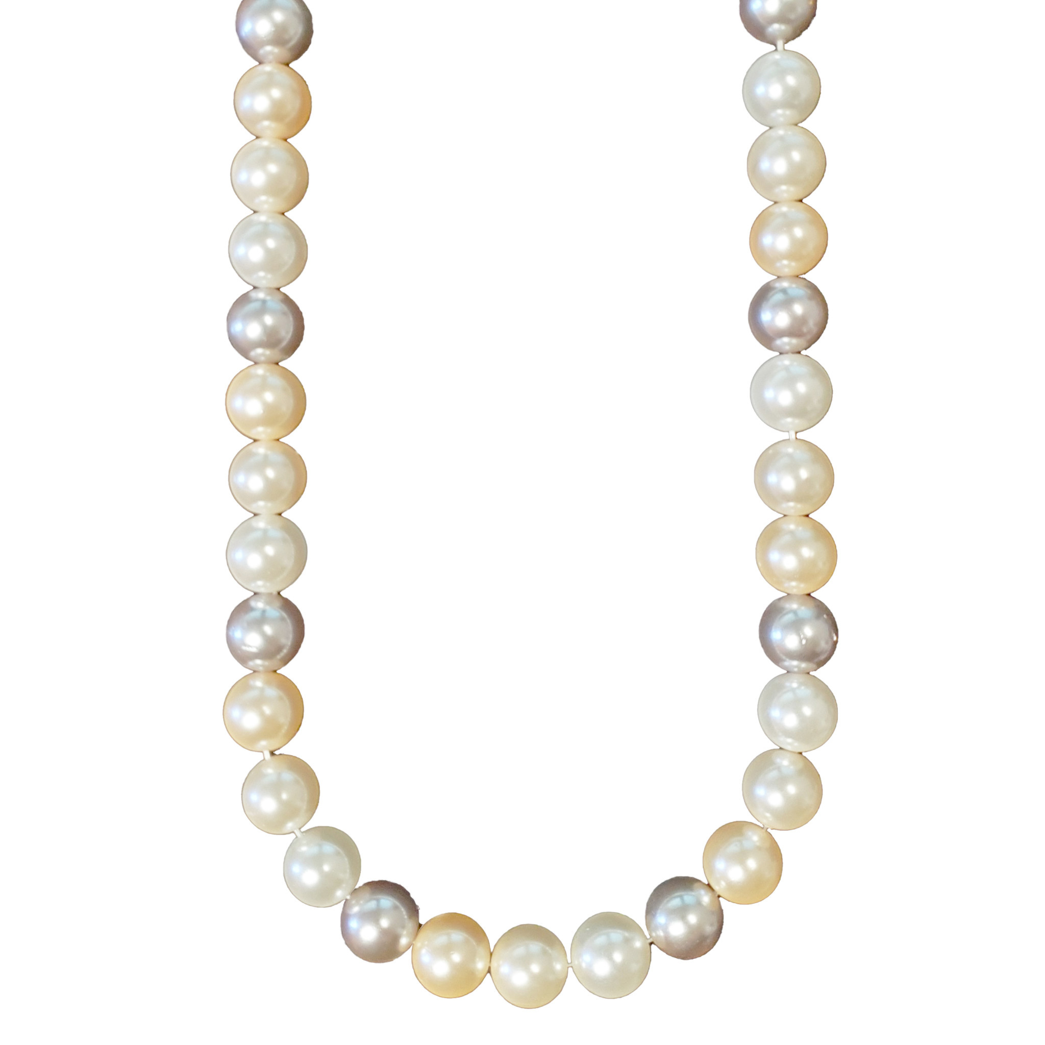 Neutral Shell Pearl 16" Strand 14mm - Bead World Incorporated