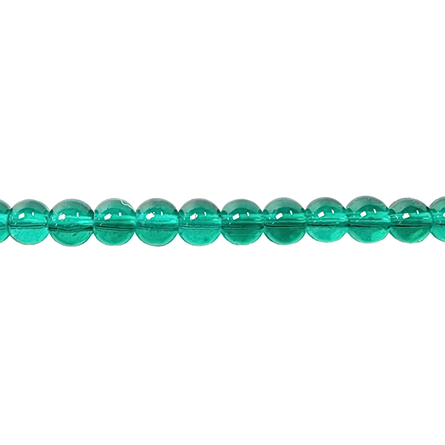 Glass Bead Transparent Green - Bead World Incorporated