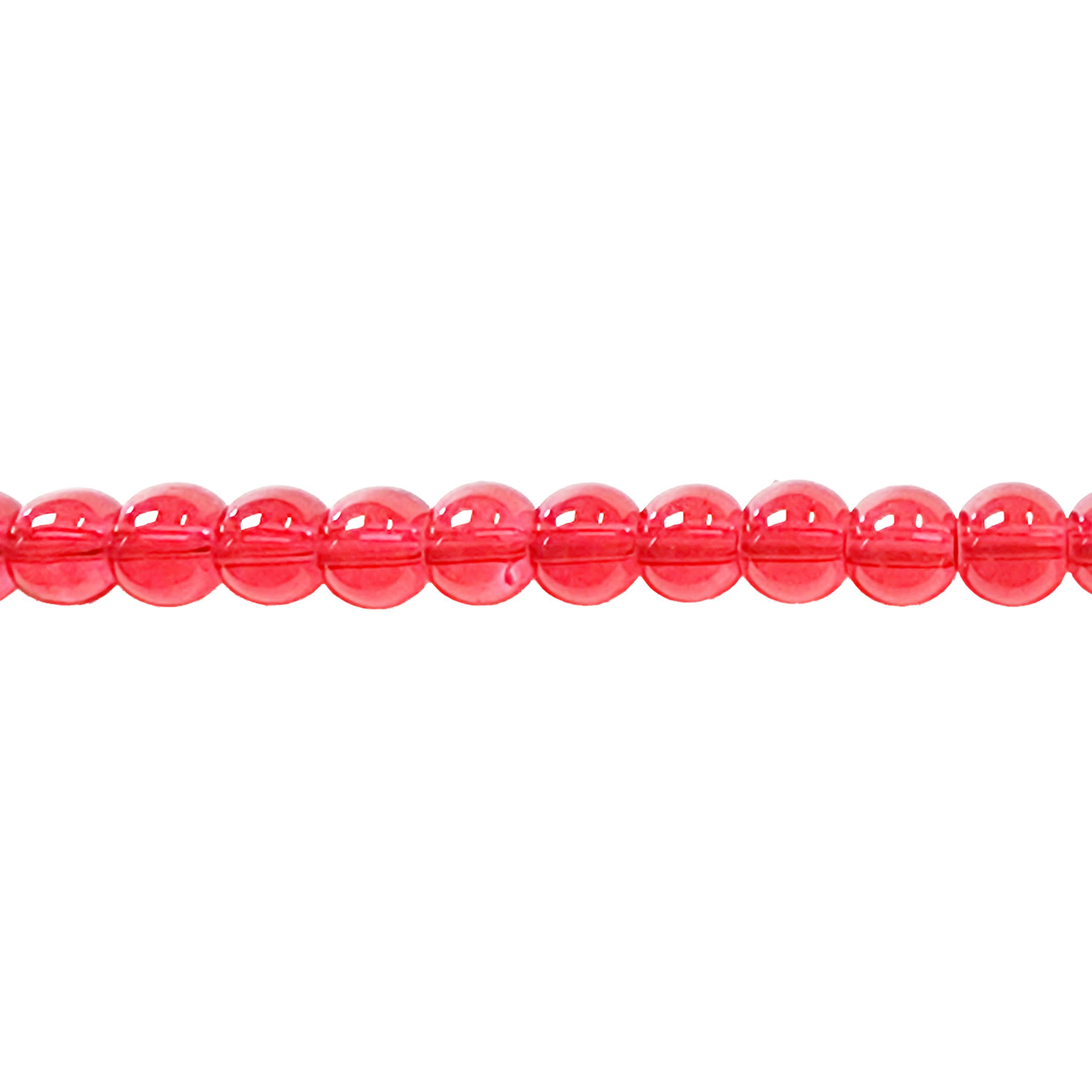 Glass Bead Transparent Red - Bead World Incorporated