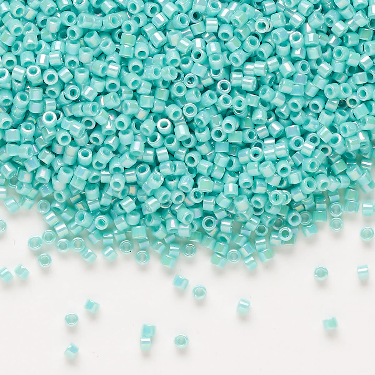 Miyuki Delica #11 Opaque Rainbow Sea Opal DB1576 7.5gms - Bead World ...