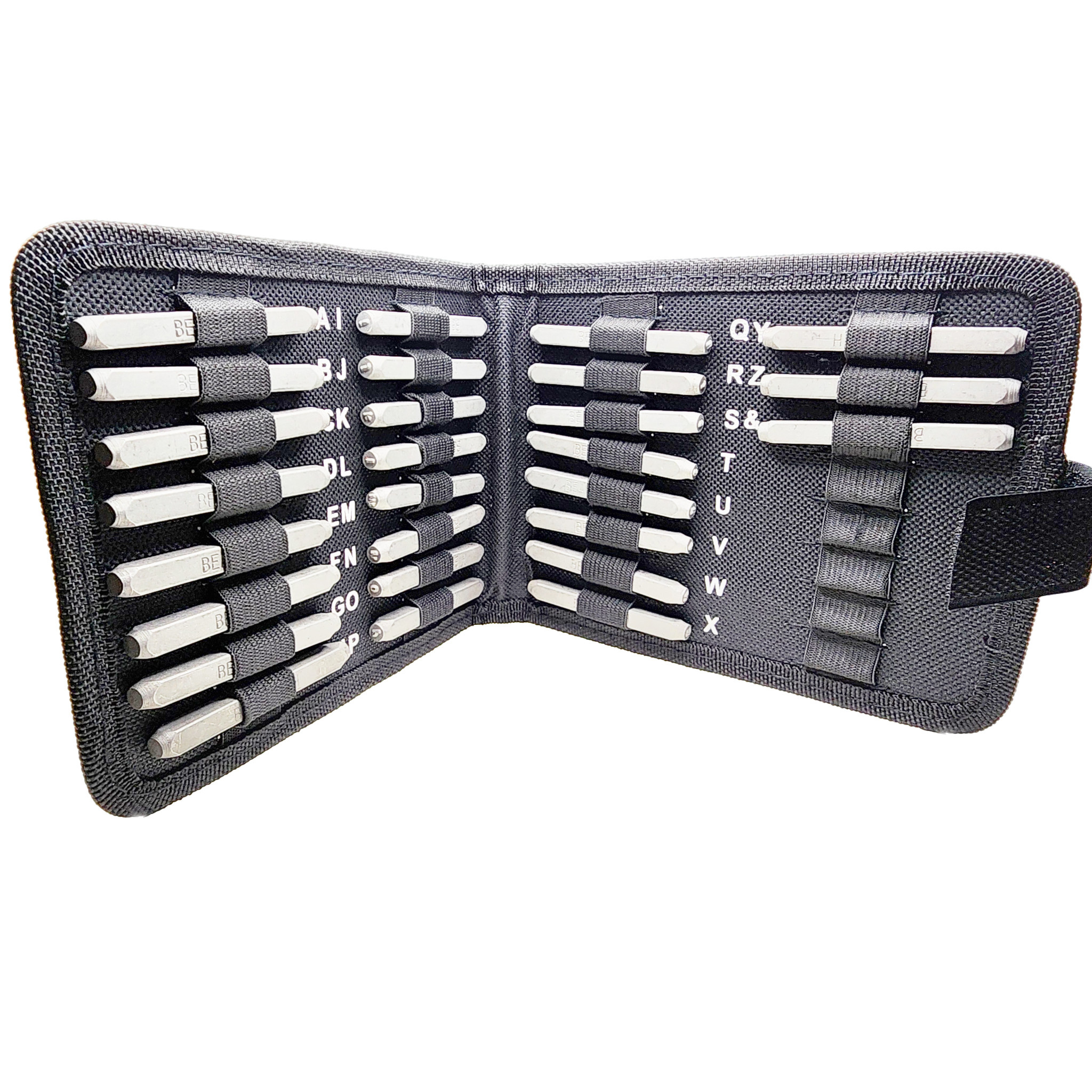 Handwritten Lowercase Punch Set w/ Case 27Pcs 2mm - Bead World Incorporated