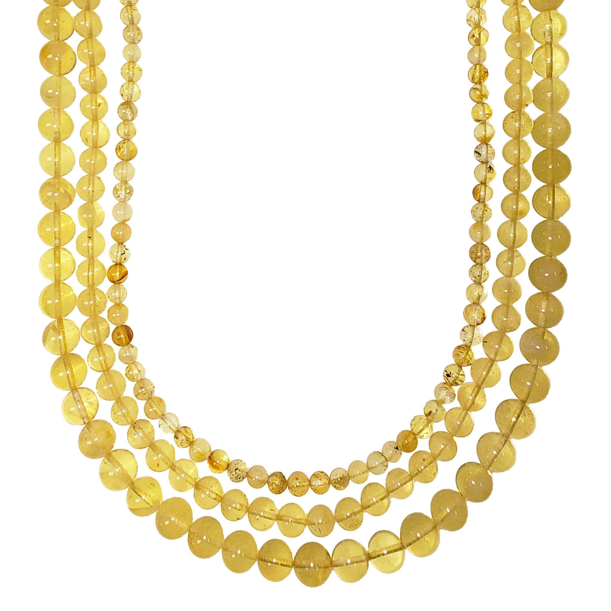 Butter Amber 16" Strand - Bead World Incorporated