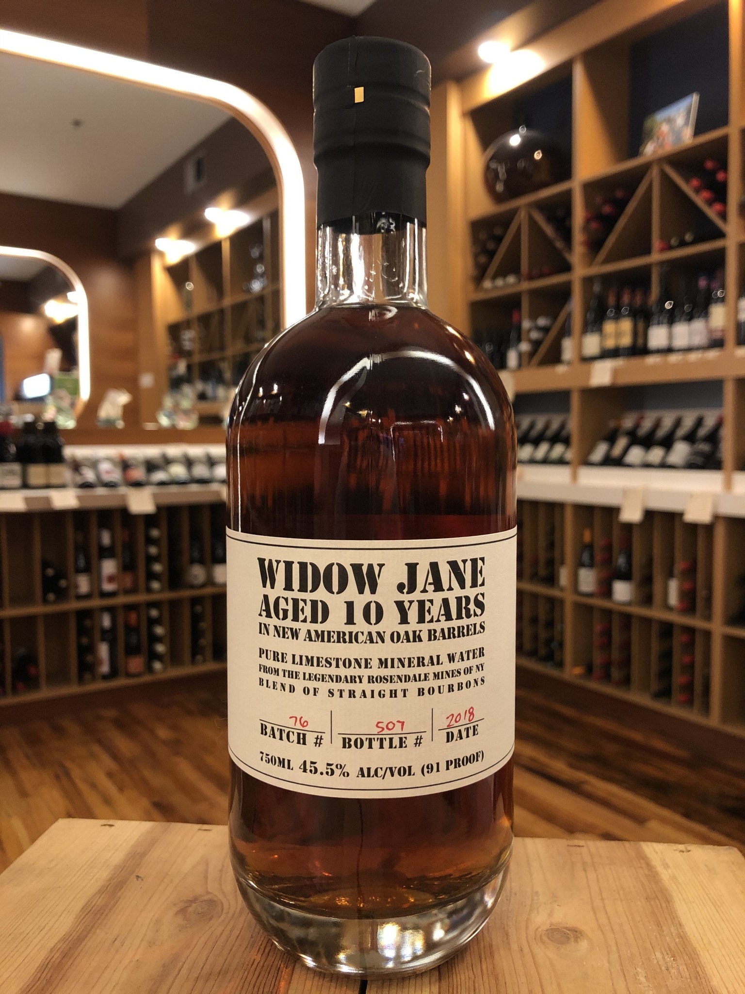 Widow Jane 10 Year Bourbon - 750 ML - Downtown Wine + Spirits