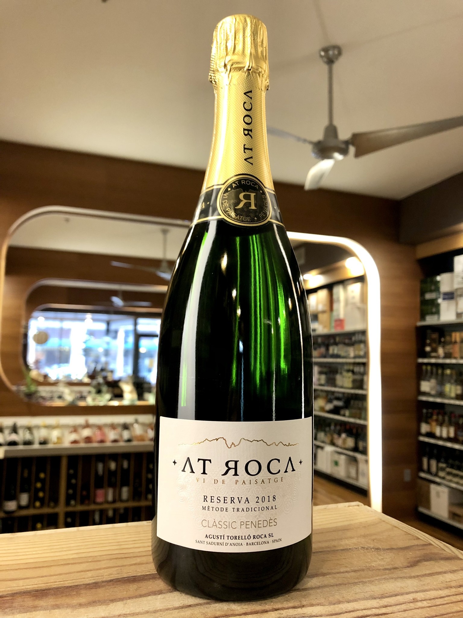 At Roca Reserva 2018 Brut Nature Sparkling - 750 ML - Downtown Wine ...