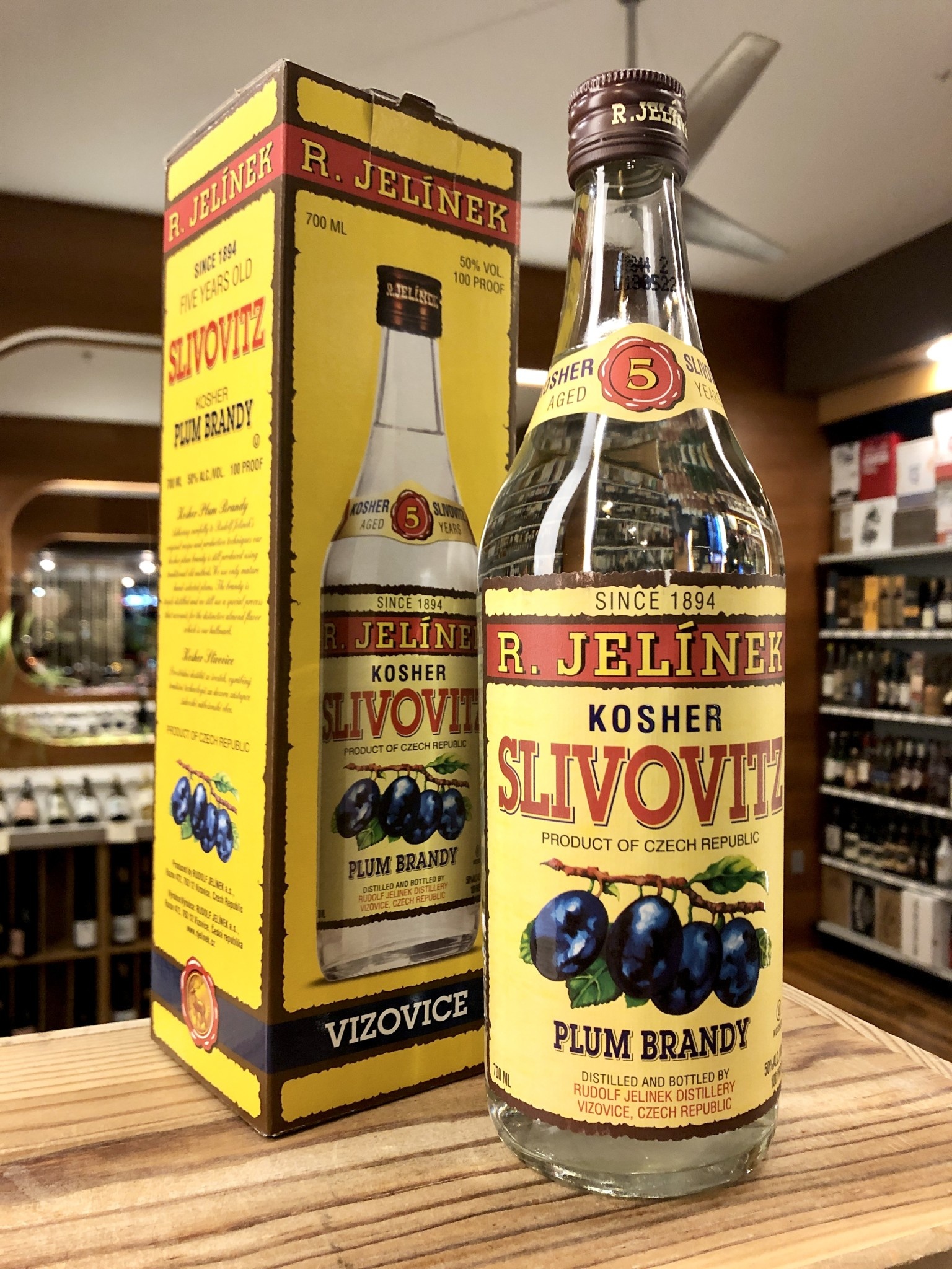 R. Jelinek Slivovitz 5 Year Plum Brandy - 750 ML - Downtown Wine + Spirits