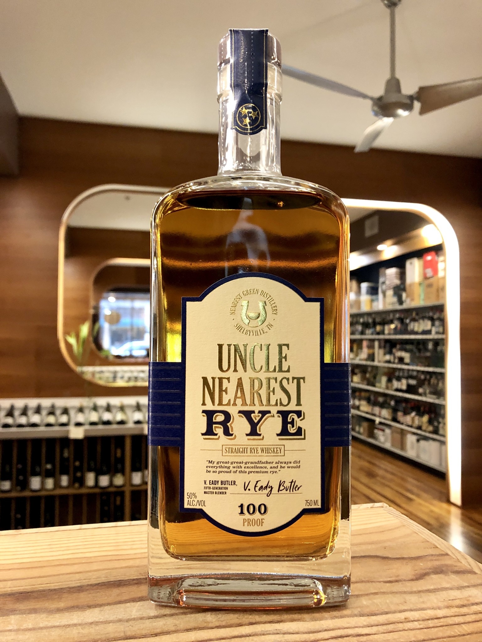 Uncle Nearest Rye Whiskey - 750 ML - Downtown Wine + Spirits