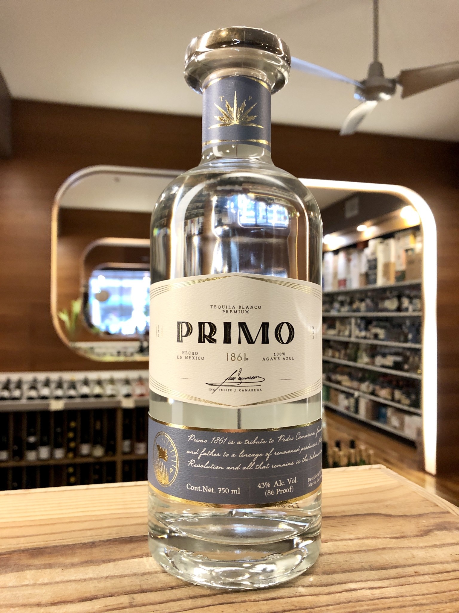 Primo 1861 Blanco Tequila - 750 ML - Downtown Wine + Spirits