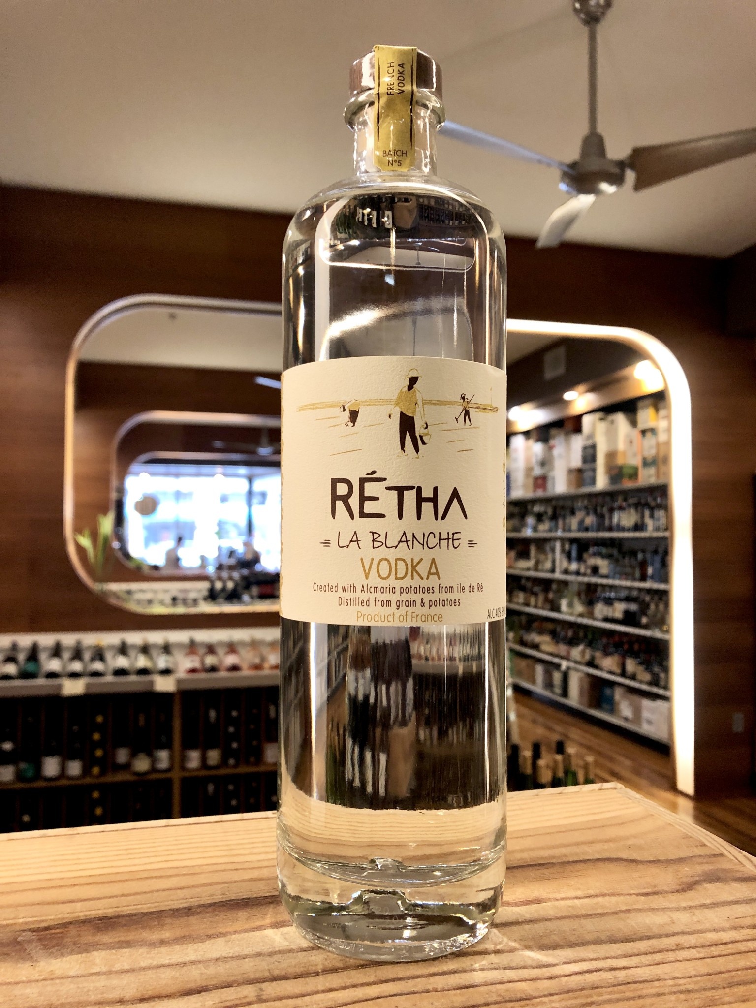 Retha La Blanche Vodka - 750 ML - Downtown Wine + Spirits