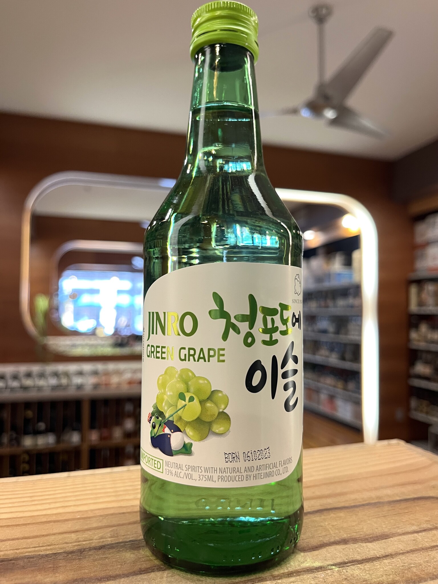 Jinro Green Grape Soju - 375 ML - Downtown Wine + Spirits