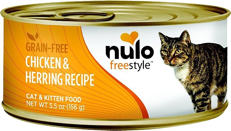 Nulo Freestyle Wet Cat Food Chicken & Herring Pate 5.5oz Can - Howl