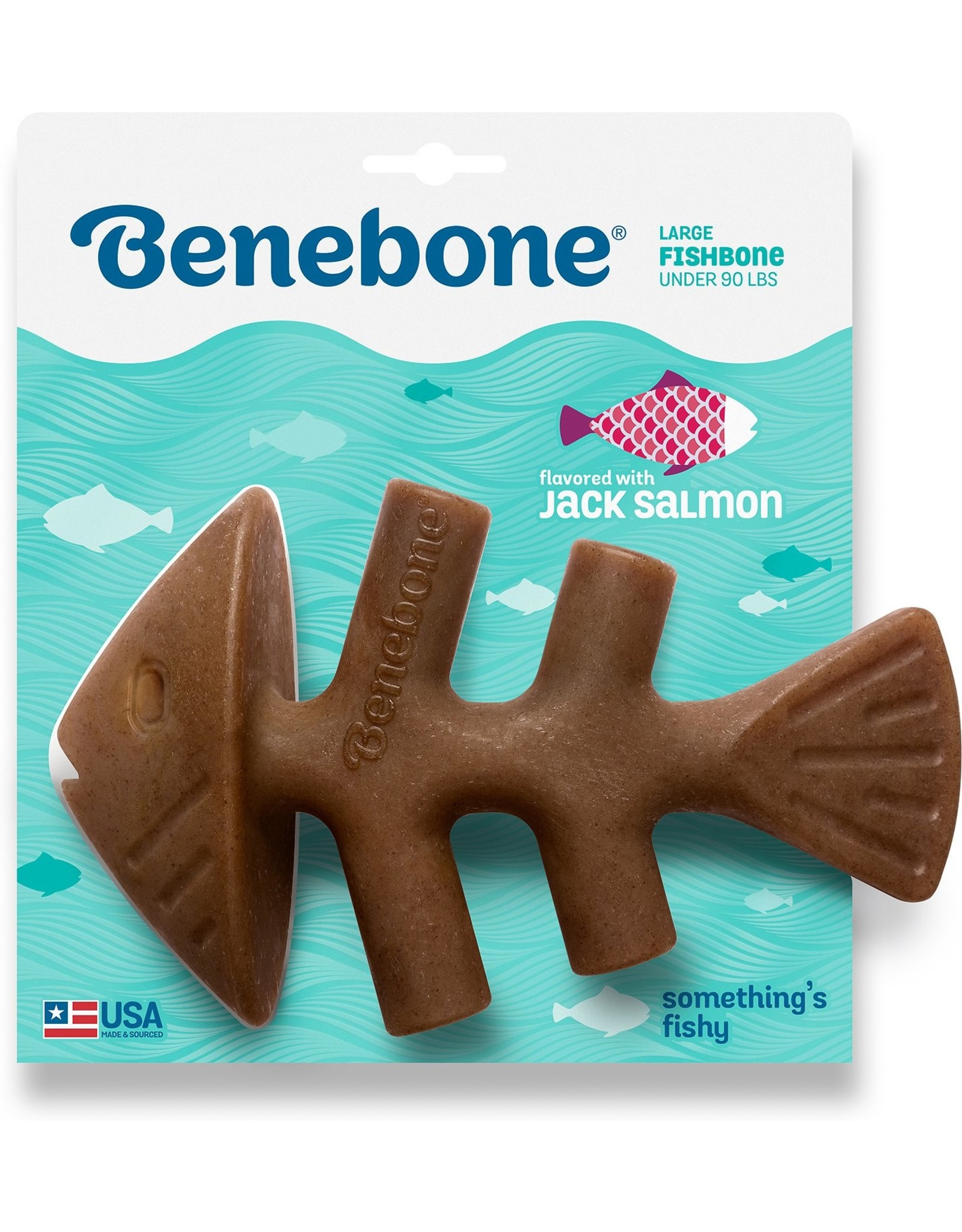 Benebone Fishbone Nylon Chew Toy - Howl