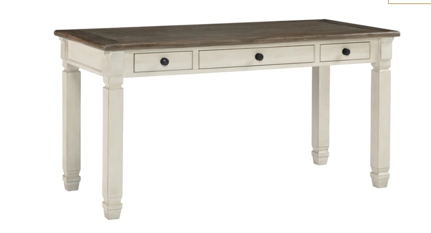 H647-44 Desk Two Tone 60.13" W x 28.13" D x 30.38" H - Phillips Trading