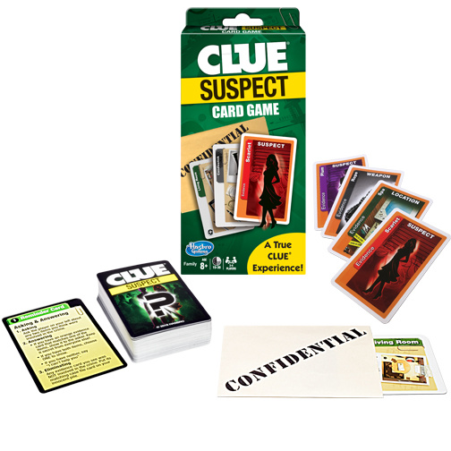 Clue Suspect Card Game - PLAYNOW! Toys and Games