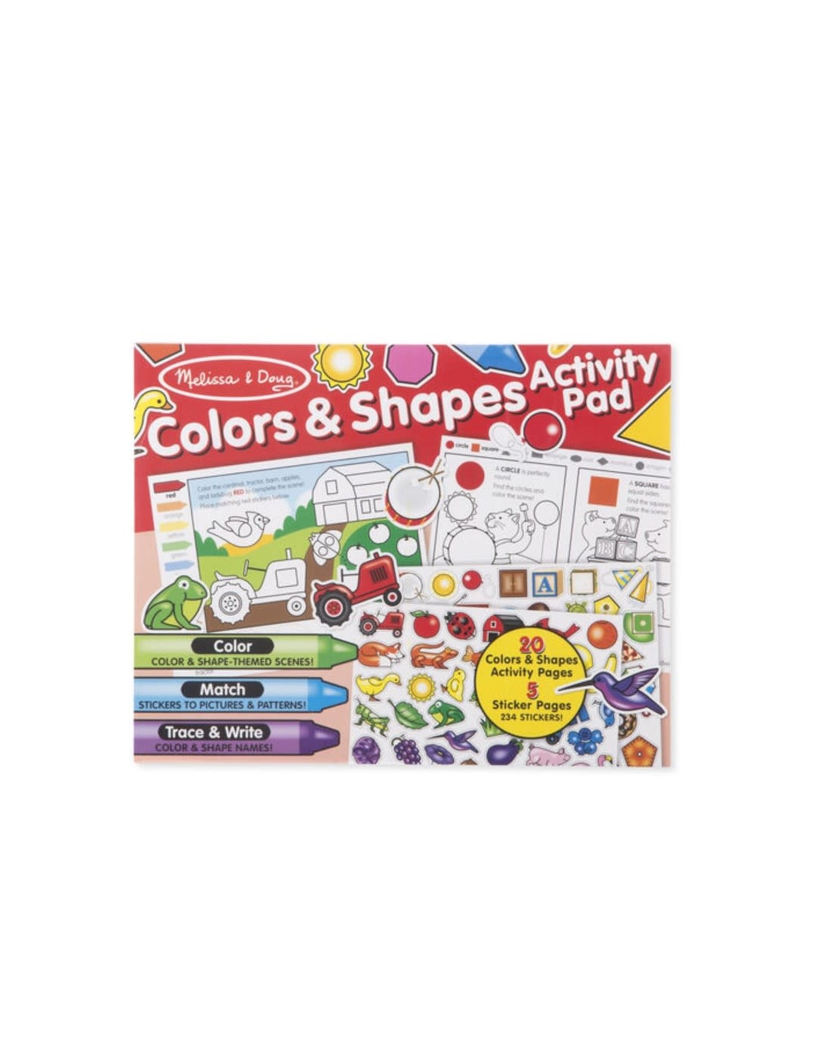 Colors & Shapes Activity Pad - PLAYNOW!