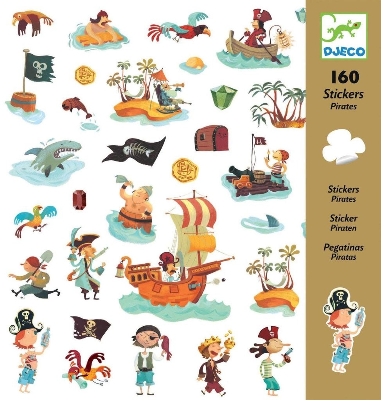 PG Stickers Pirates - PLAYNOW! Toys and Games