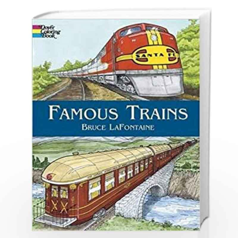 Dover Famous Trains Coloring Book - PLAYNOW! Toys and Games