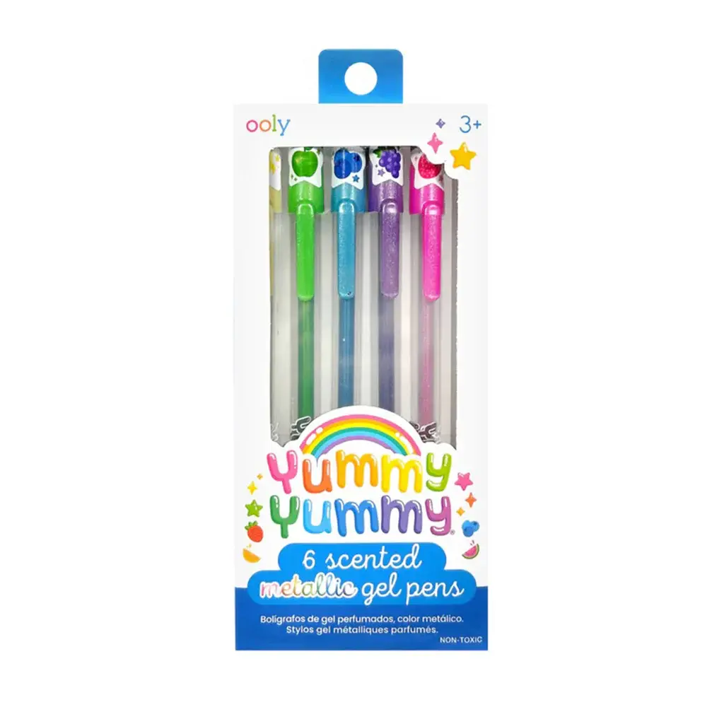 Yummy Yummy 6 Scented Metallic Gel Pens - PLAYNOW! Toys and Games
