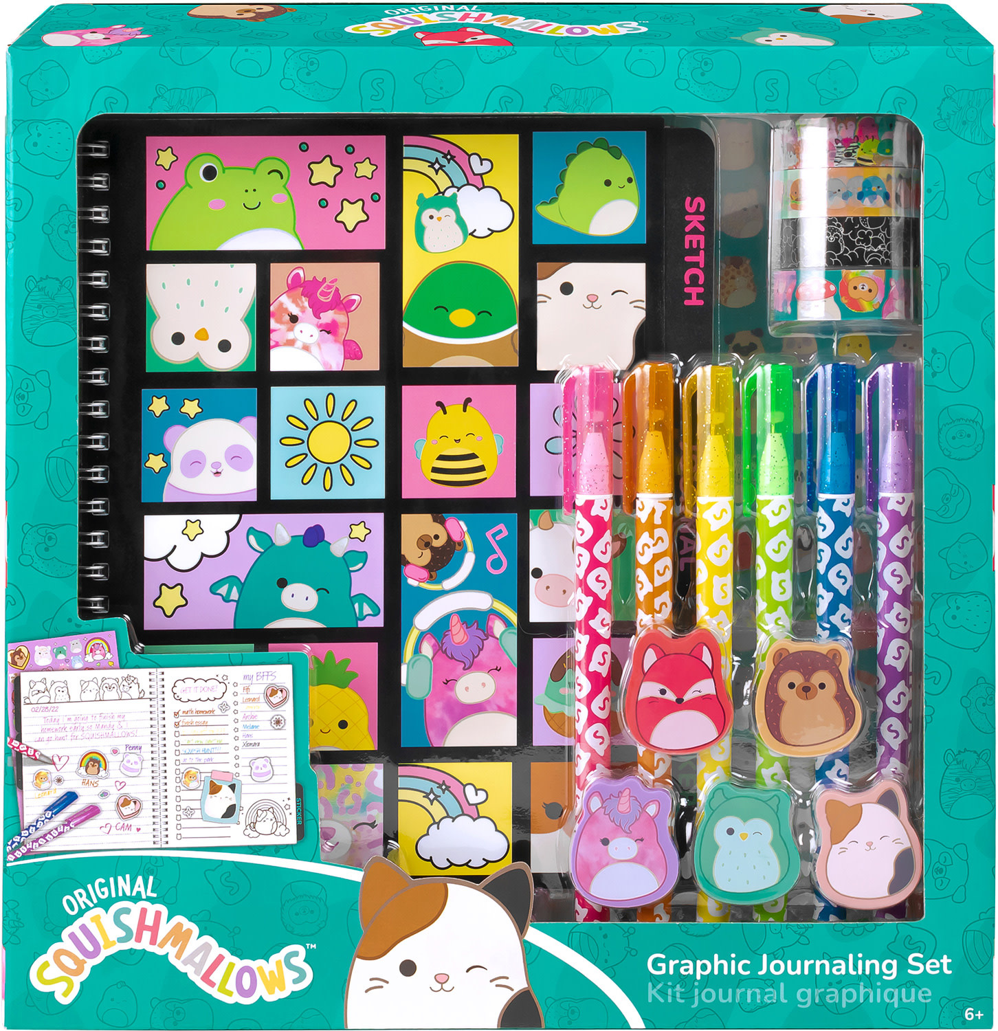 FA Squishmallows Graphic Journaling Set - PLAYNOW! Toys and Games