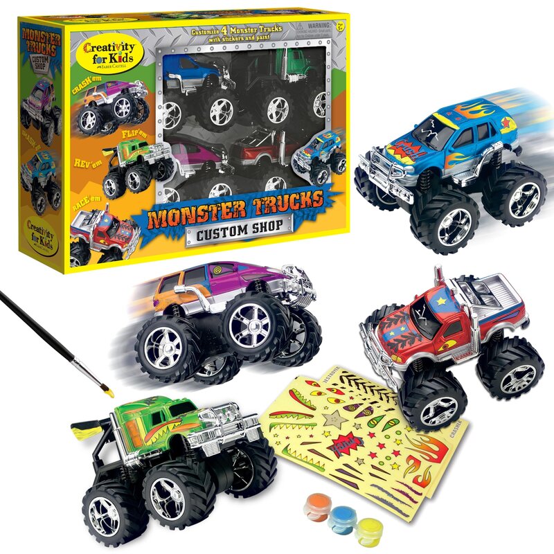 Monster Trucks Custom Shop | PLAYNOW! - PLAYNOW! Toys and Games