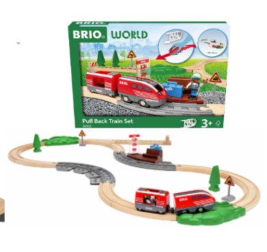 BRIO Pull Back Train Set - PLAYNOW! Toys and Games