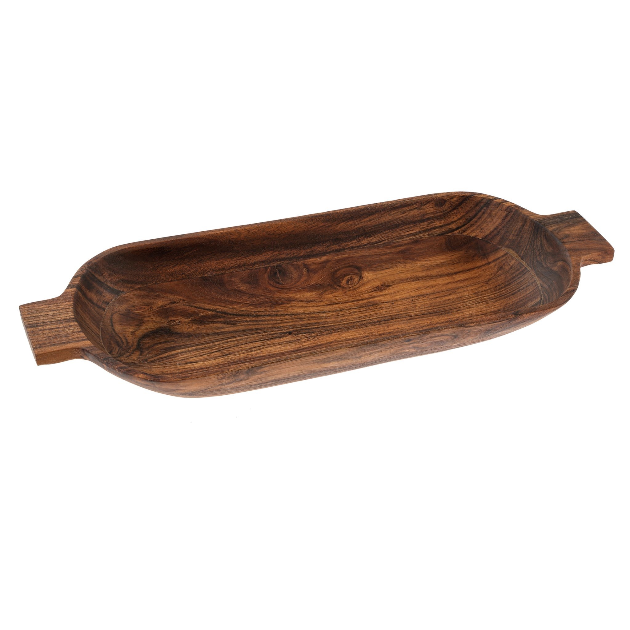 Acacia Handled Tray - Lulu & Lavigne Home Studio
