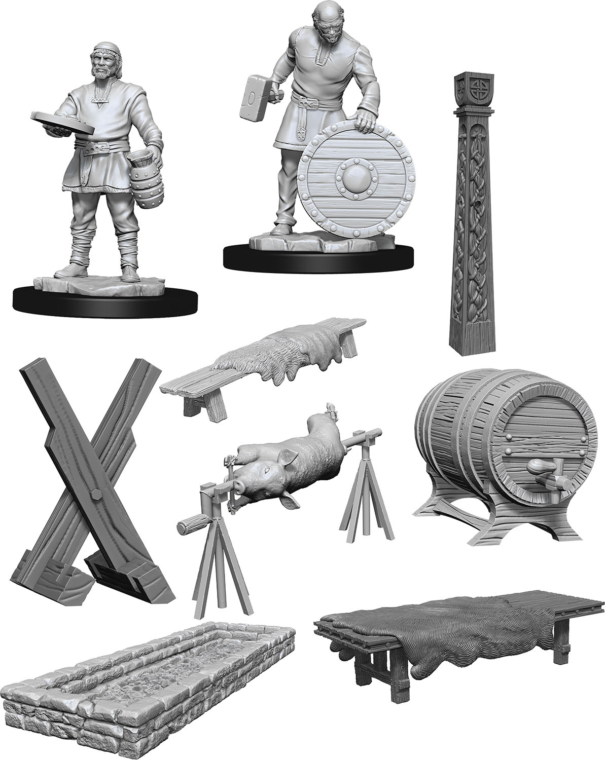 Toys & Games Toys Role Playing Miniatures Jarl Viking 28mm miniature ...