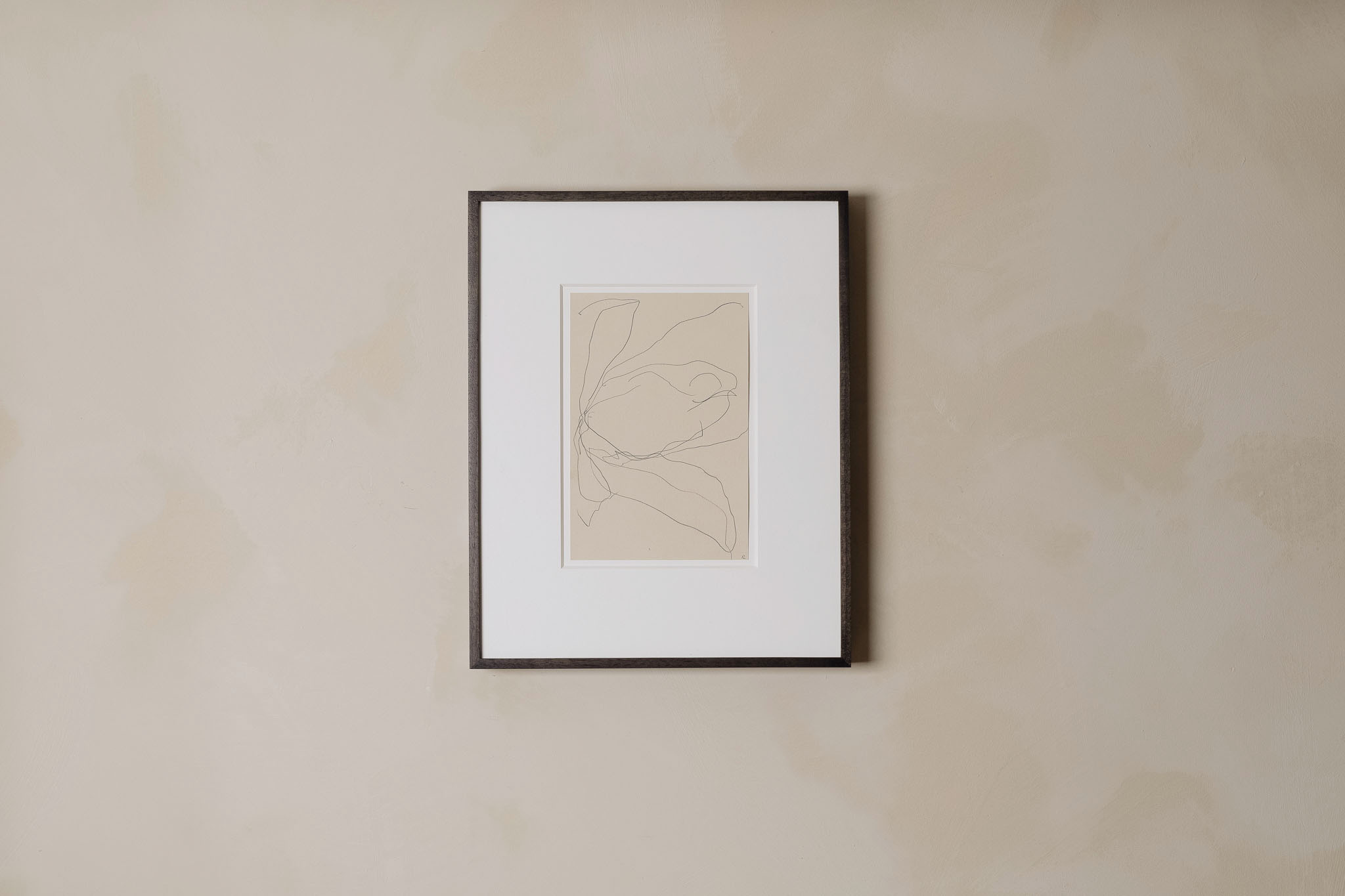 Small Flower Drawing 533 by Ronan Sean-Ross Stewart - Mjölk