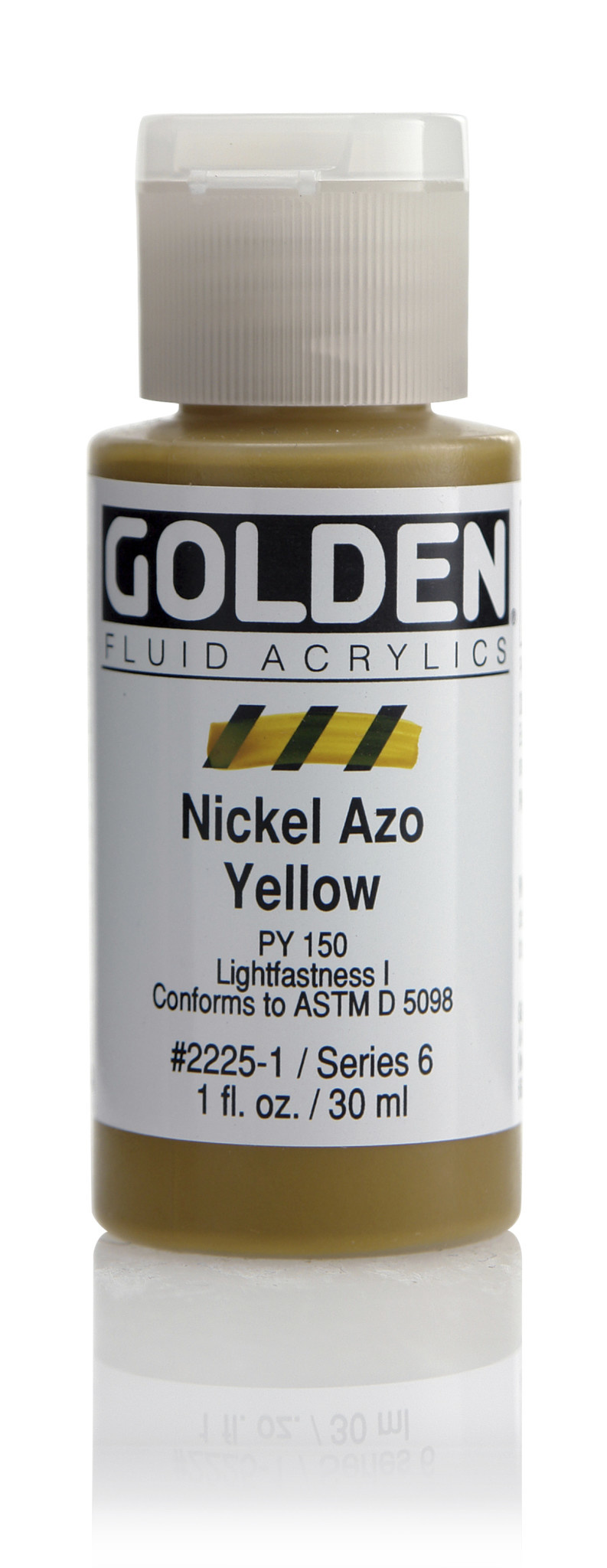 Golden Fluid Nickel Azo Yellow 1 oz cylinder - The Art Store/Commercial ...