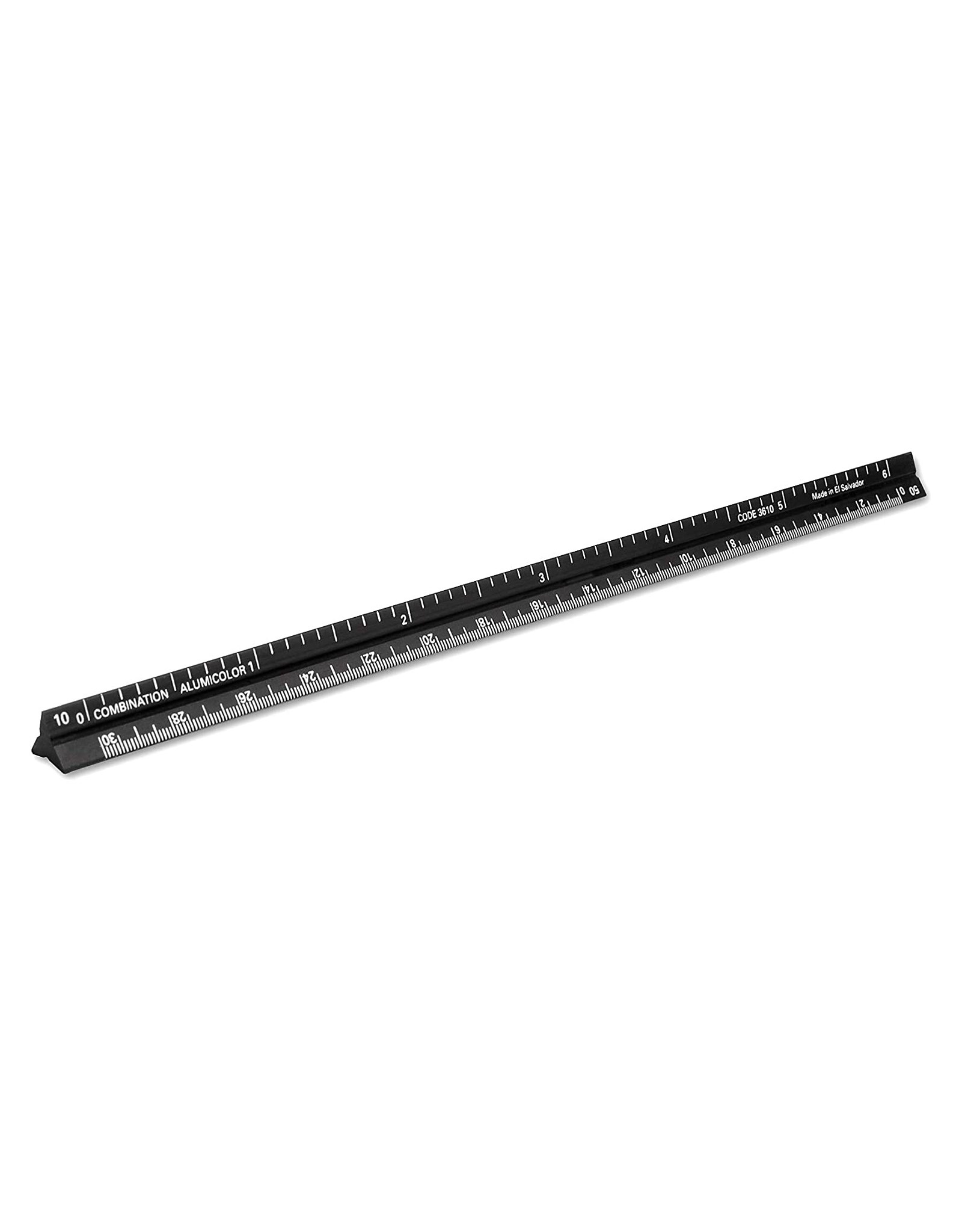 6" Combination Architect Scale - Black - The Art Store/Commercial Art ...