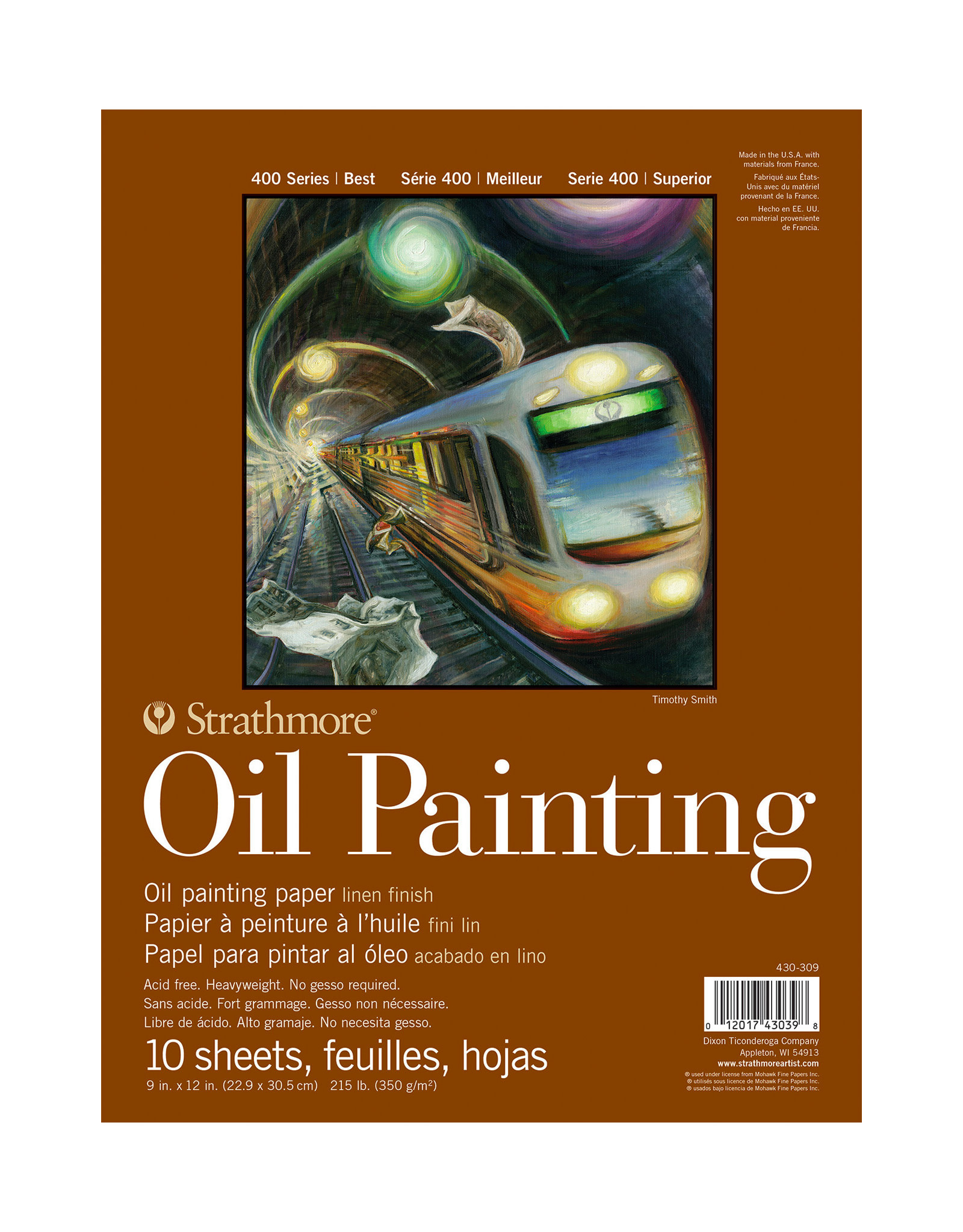 Strathmore 400 Oil Painting Pad 9" x 12" - The Art Store/Commercial Art ...