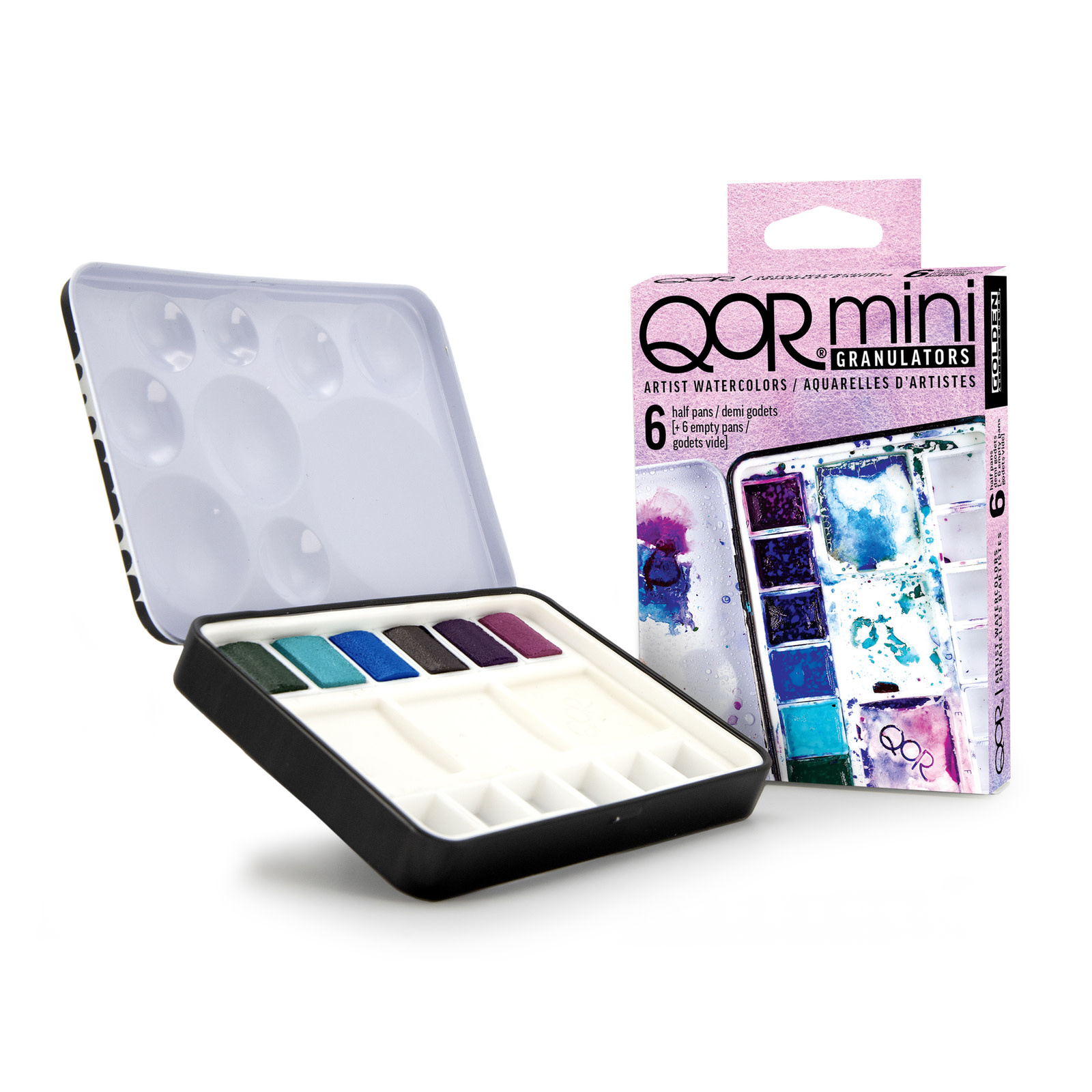 QoR Mini Watercolor 6 Color Granulators Set - The Art Store/Commercial ...